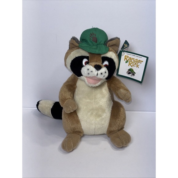 The Petting Zoo | Toys | Vintage 994 Ranger Rick 7 Plush Raccoon ...